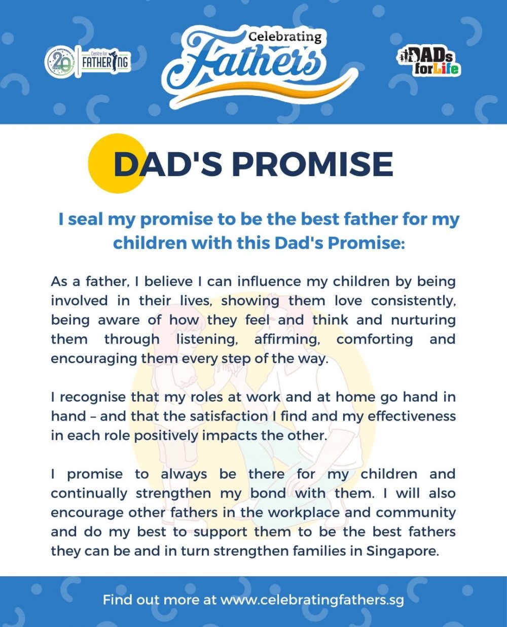 Celebrating Fathers 2020 Goes Online – Centre for Fathering Ltd